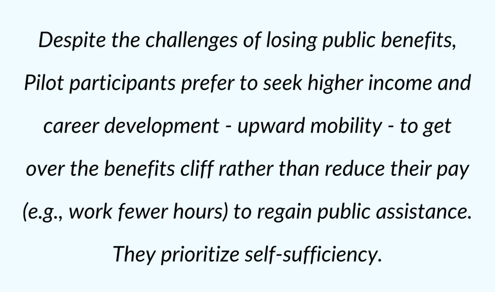 Benefits Cliff Employer Pilot Program Evaluation: Overview and ...